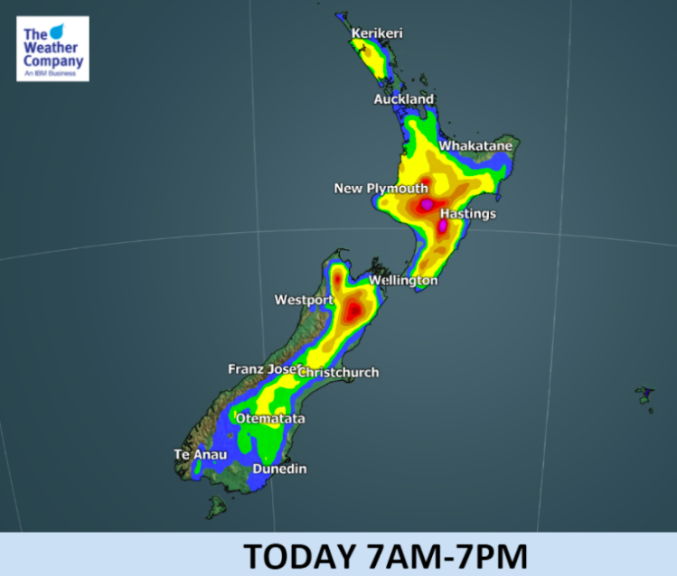 Wednesday s Thunderstorm Risks For New Zealand In Maps WeatherWatch
